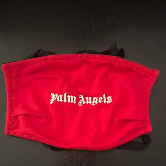 Palm Angels | Accessories | Palm Angels Vibrant Red Mask With White ...